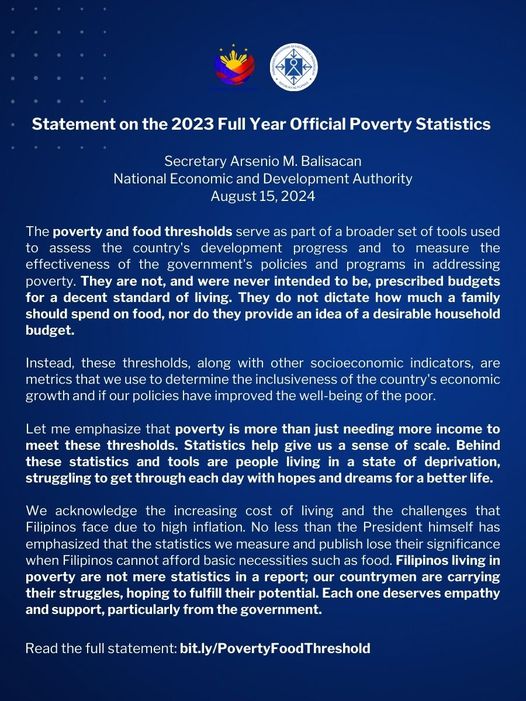 NET25::News::NEDA, dinepensahan ang 'poverty at food thresholds'